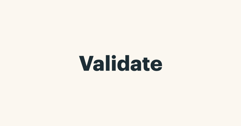 Validate - Product Management & Team Communication Software